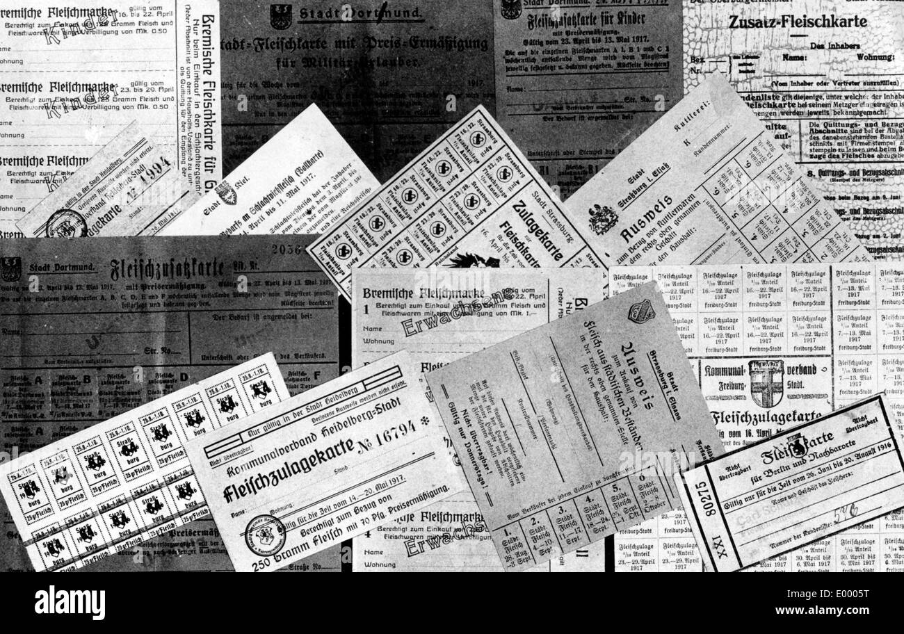 Food ration card hi-res stock photography and images - Alamy