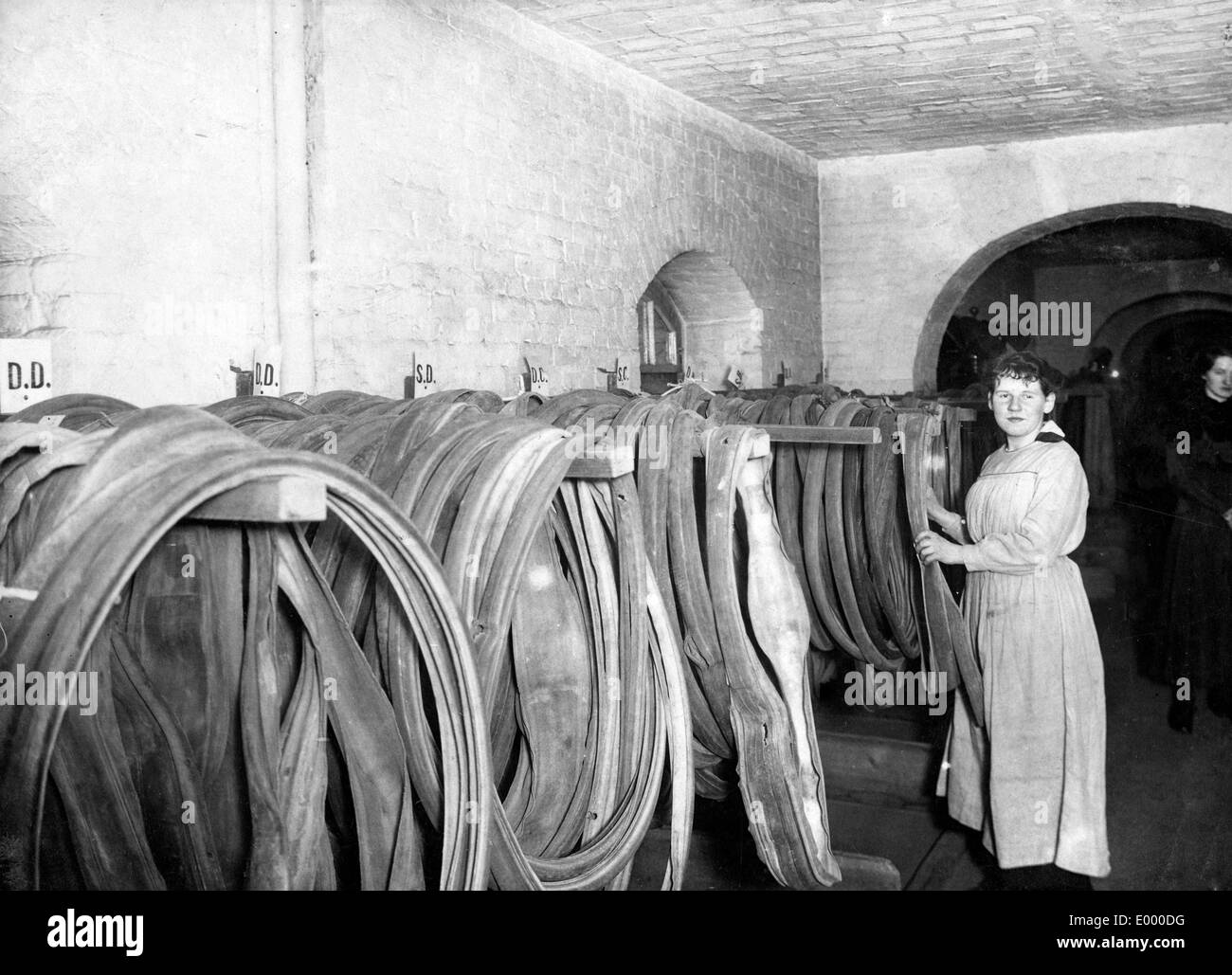 Collection of tyres in Berlin , 1917 Stock Photo - Alamy