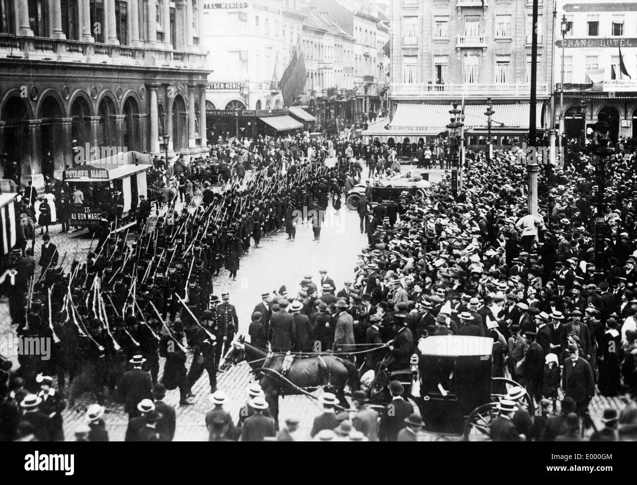 Brussels antwerp Black and White Stock Photos & Images - Alamy