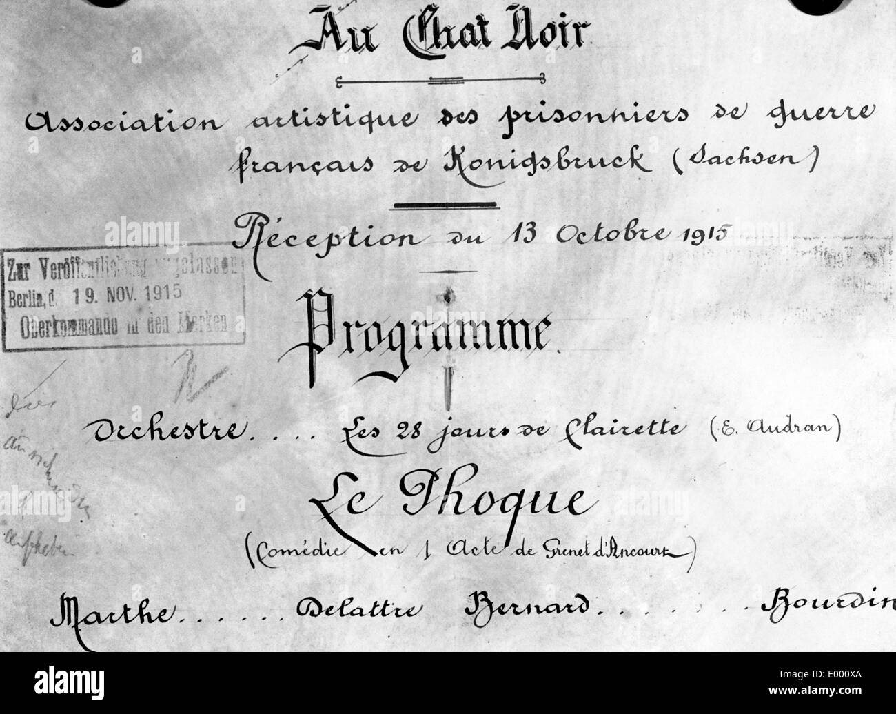 French prisoners of war camp hi-res stock photography and images - Alamy