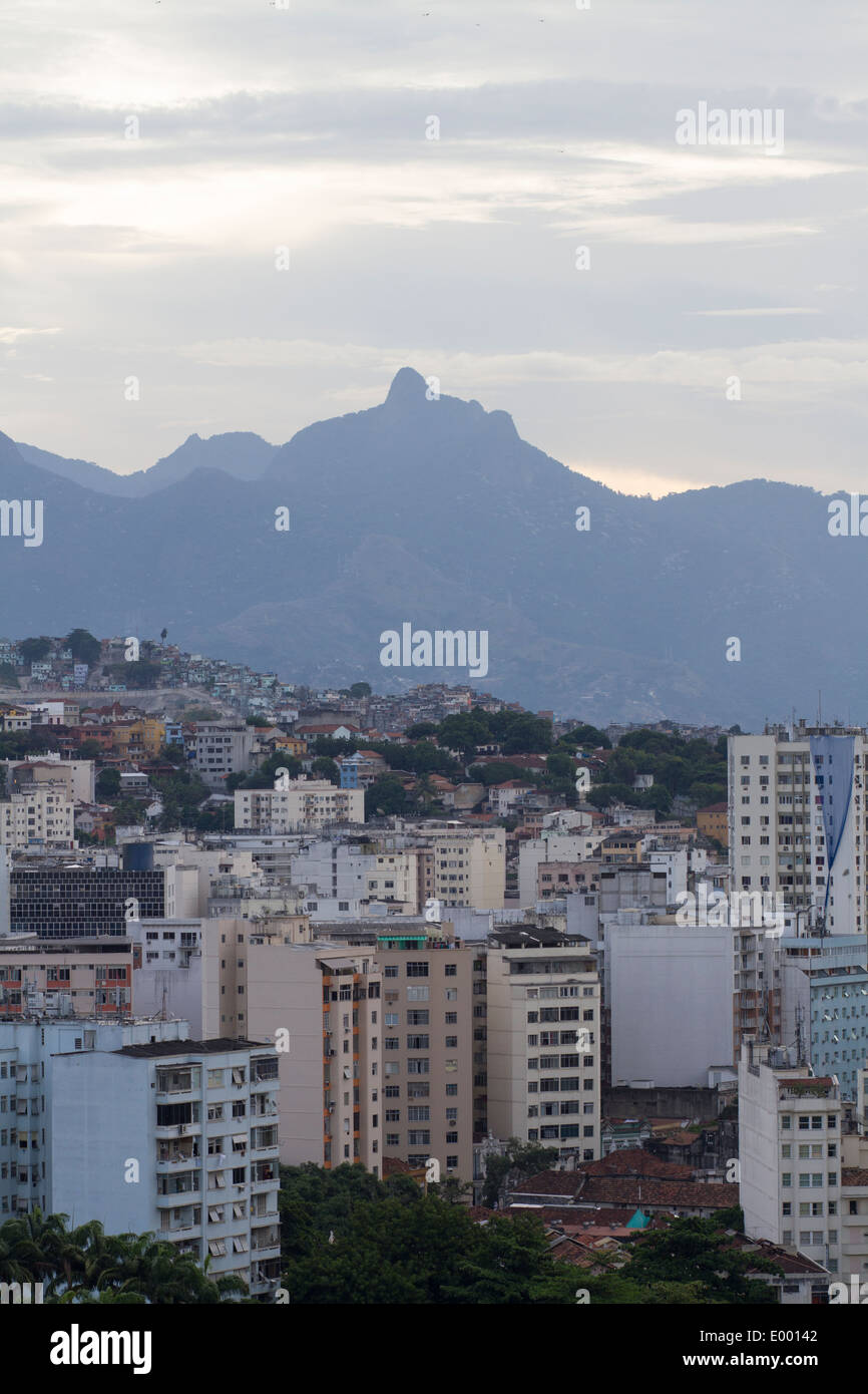 Rio de Janeiro, view from downtown Stock Photo - Alamy