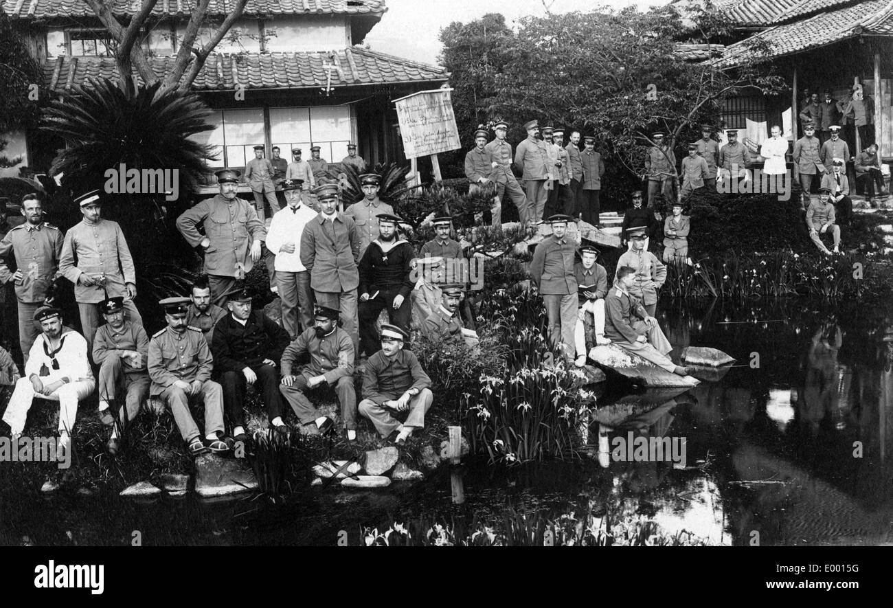 POW camp in Japan, 1915 Stock Photo - Alamy