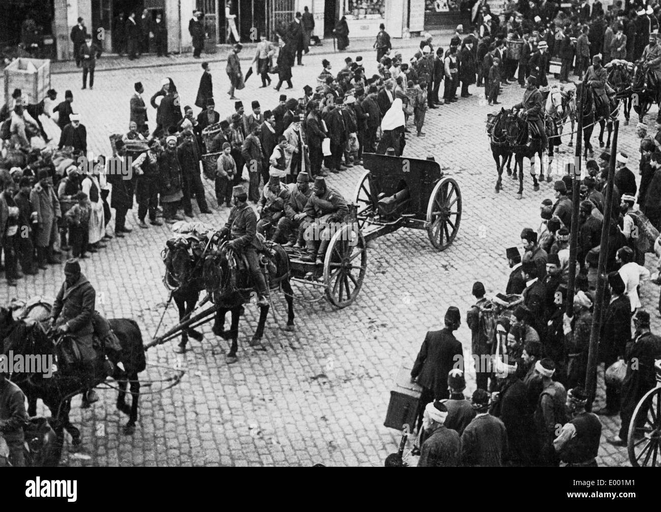 Turkish troops in World War I, 1914 Stock Photo - Alamy