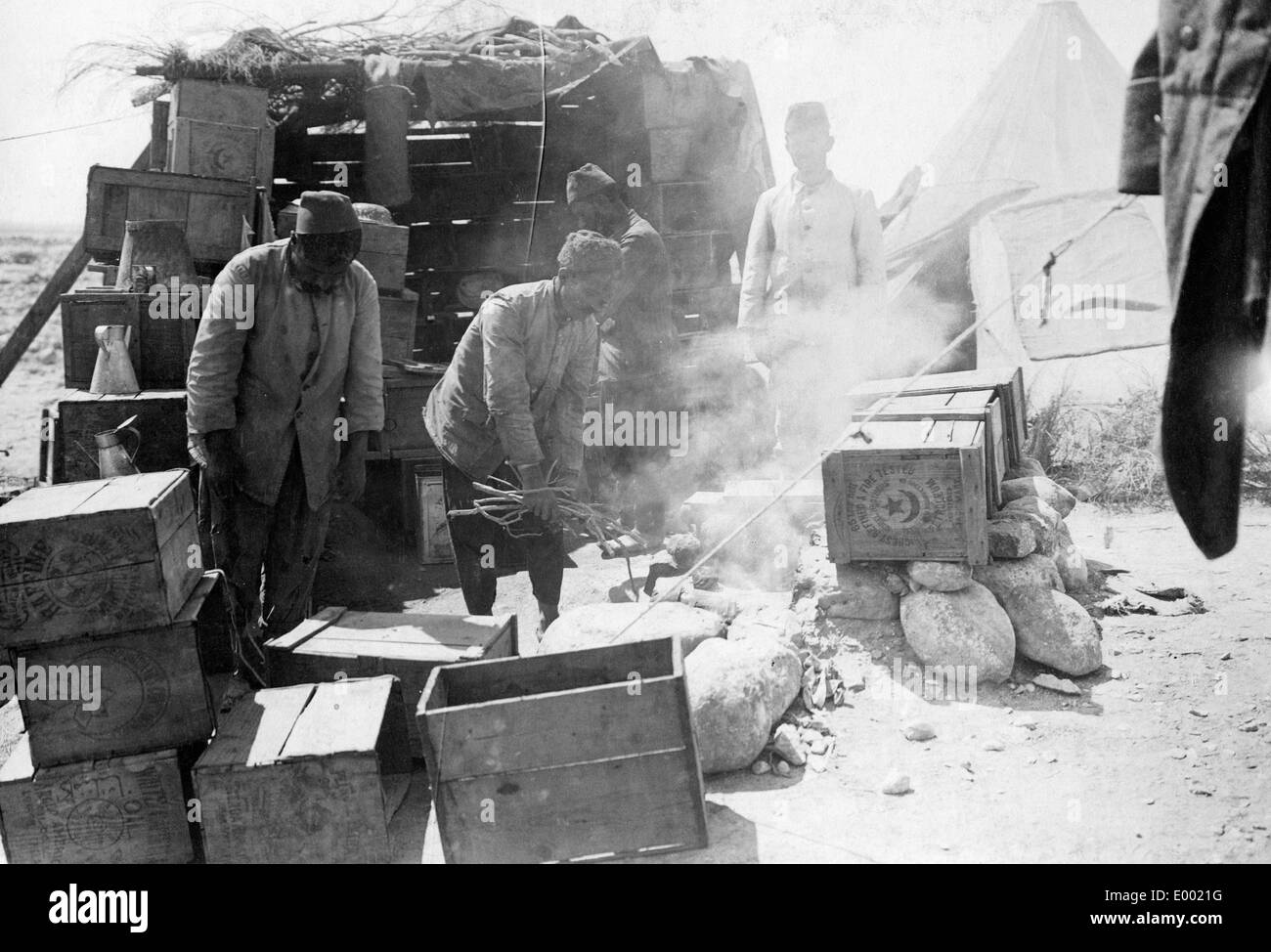 Turkish allies in World War I, 1915 Stock Photo - Alamy