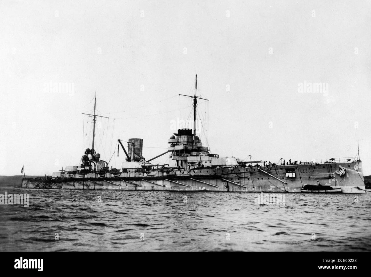 SMS Goben on the high seas during the First World War Stock Photo - Alamy