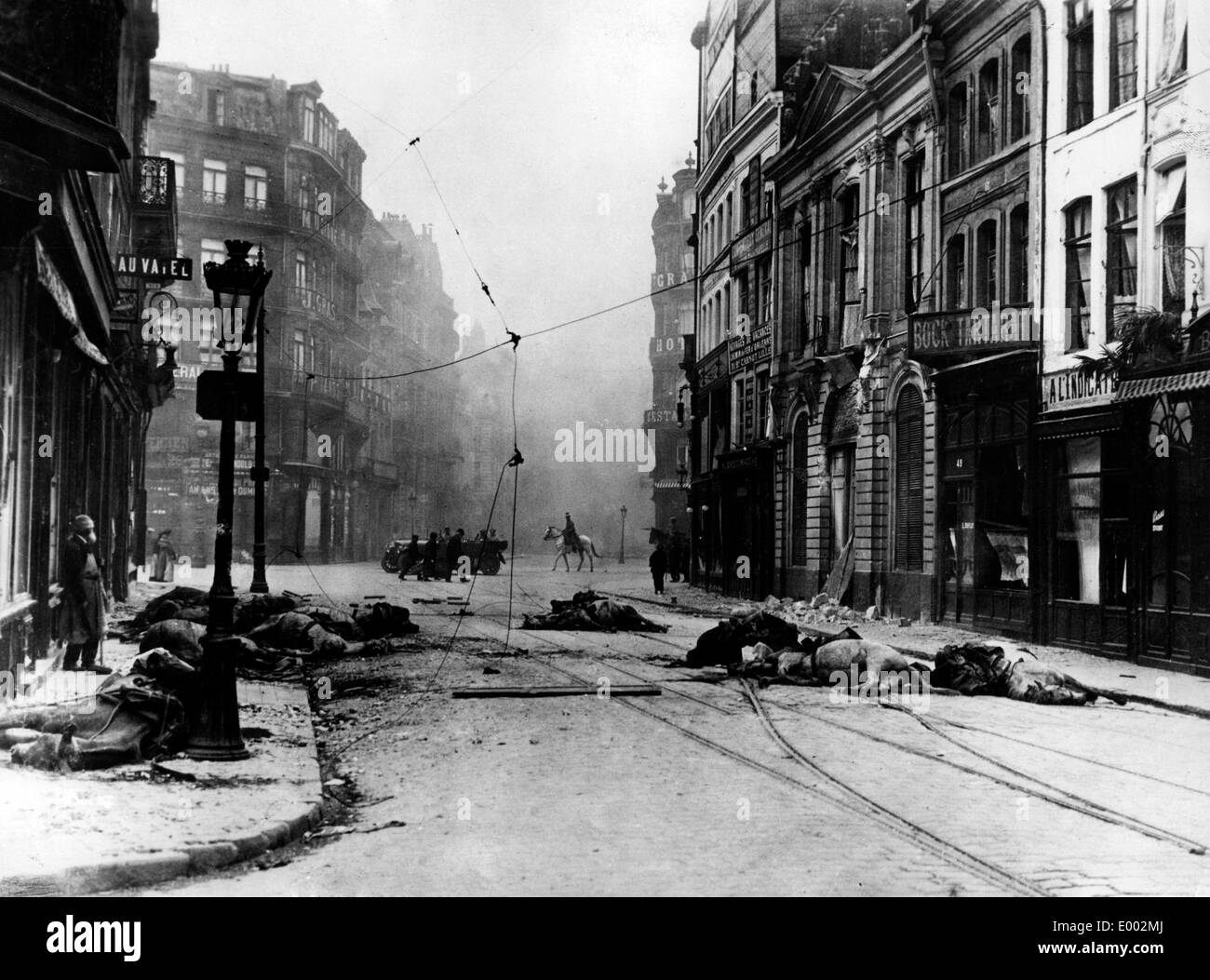 Aftermath Black and White Stock Photos & Images - Alamy