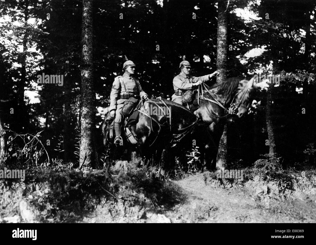 German soldiers on patrol in the Vosges, 1915 Stock Photo - Alamy