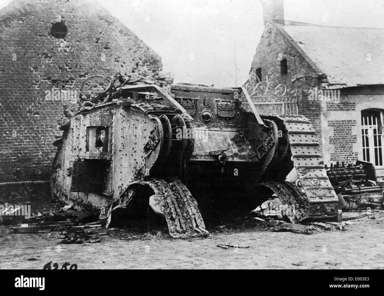 Destroyed tank wwi hi-res stock photography and images - Alamy