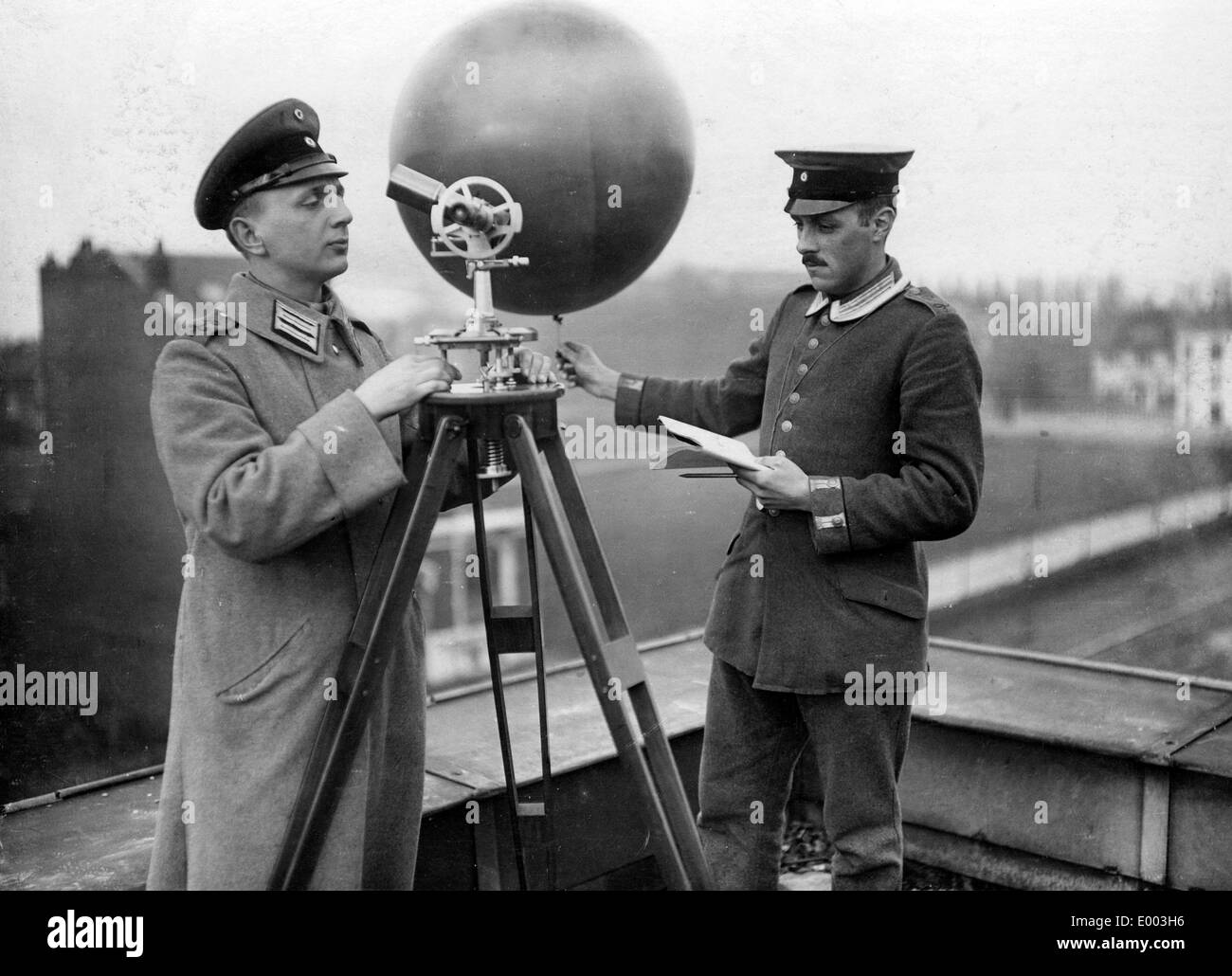 German field weather station, 1916 Stock Photo - Alamy