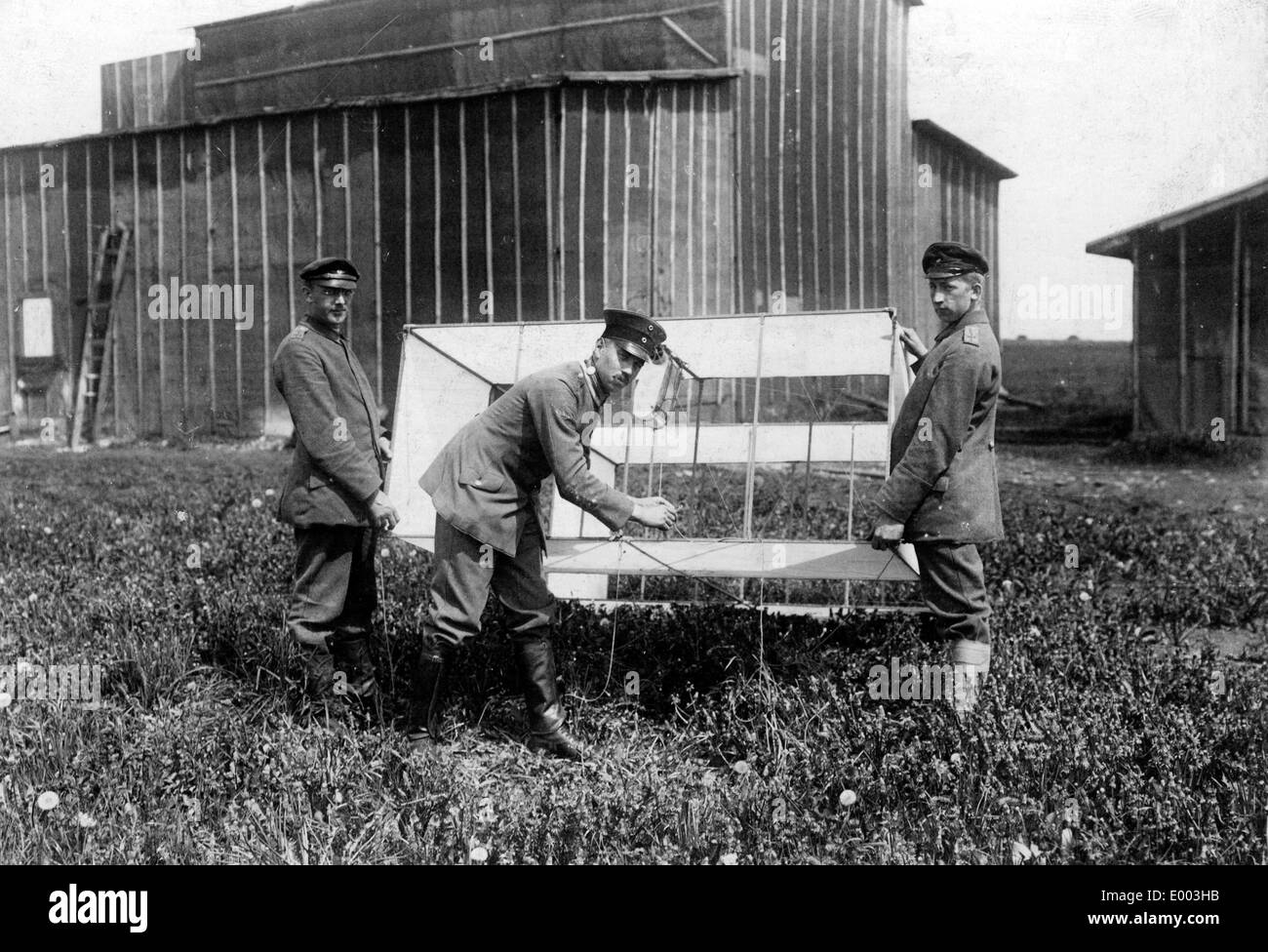 German field kite station, 1918 Stock Photo - Alamy