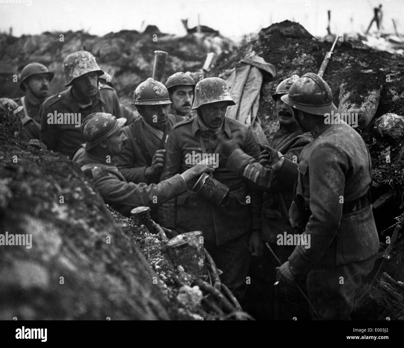 Scene from a war movie, 1934 Stock Photo - Alamy