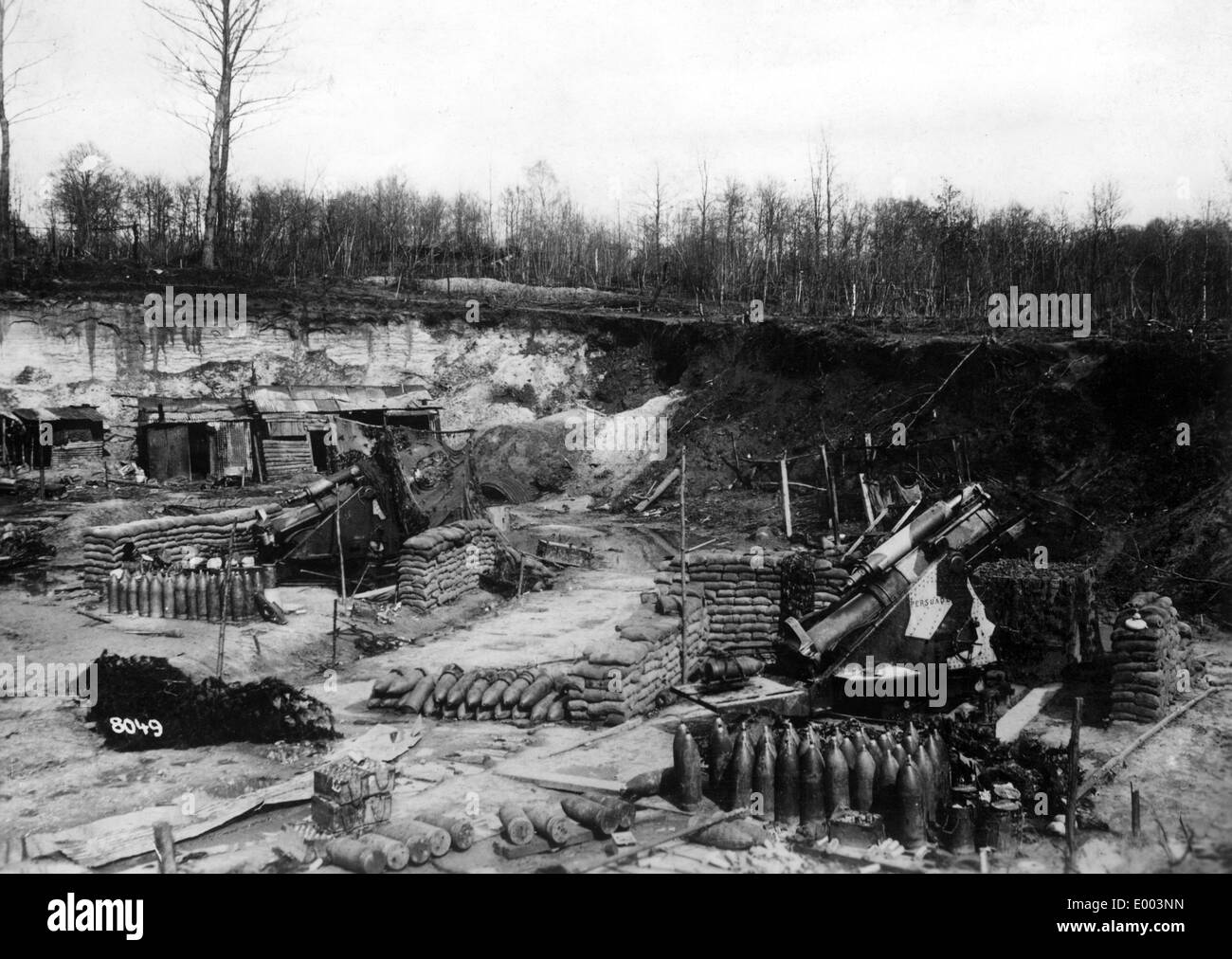 English artillery position western front hi-res stock photography and ...
