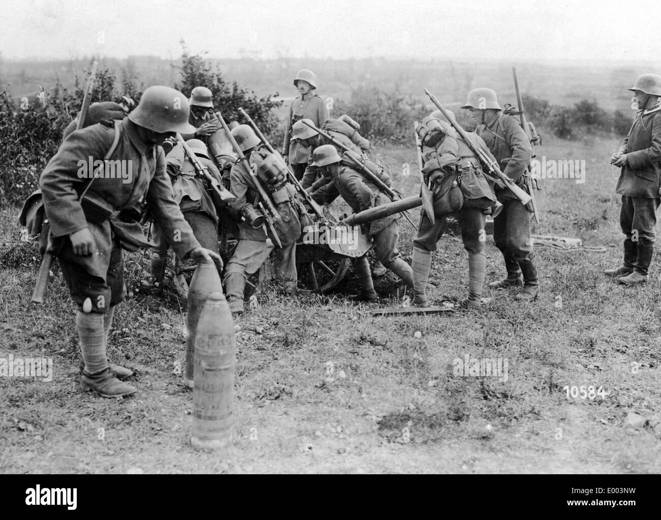 German mortar position hi-res stock photography and images - Alamy