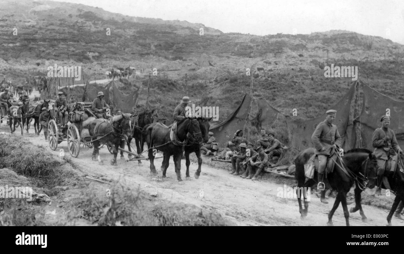 German troops on the retreat, 1918 Stock Photo - Alamy