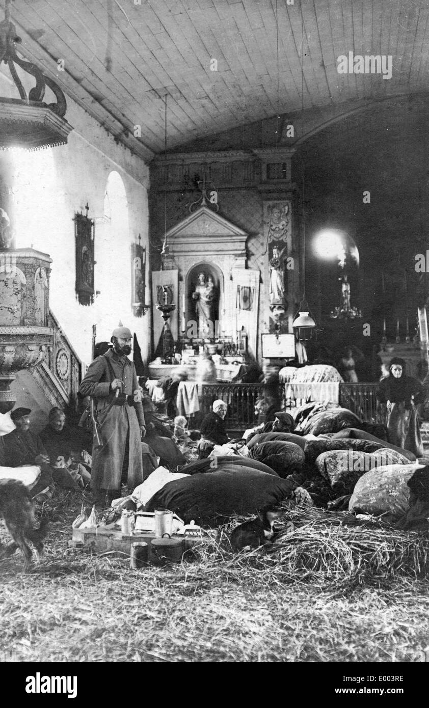 French church wwi Black and White Stock Photos & Images - Alamy