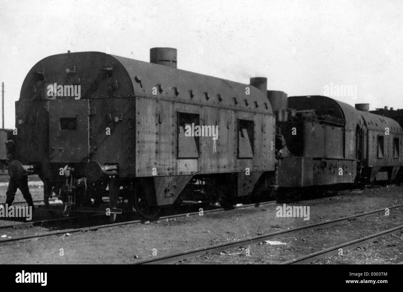Austro-Hungarian armored train, 1915 Stock Photo - Alamy