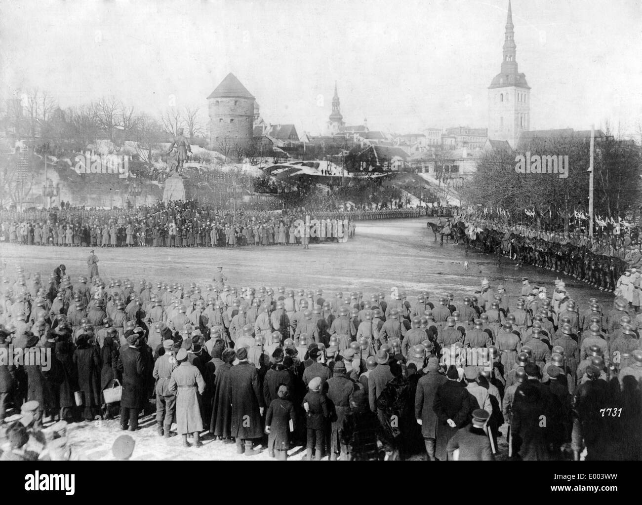 Occupation of Tallinn by the Germans, 1918 Stock Photo - Alamy