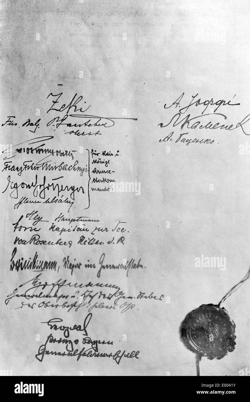 World war i armistice signing hi-res stock photography and images - Alamy