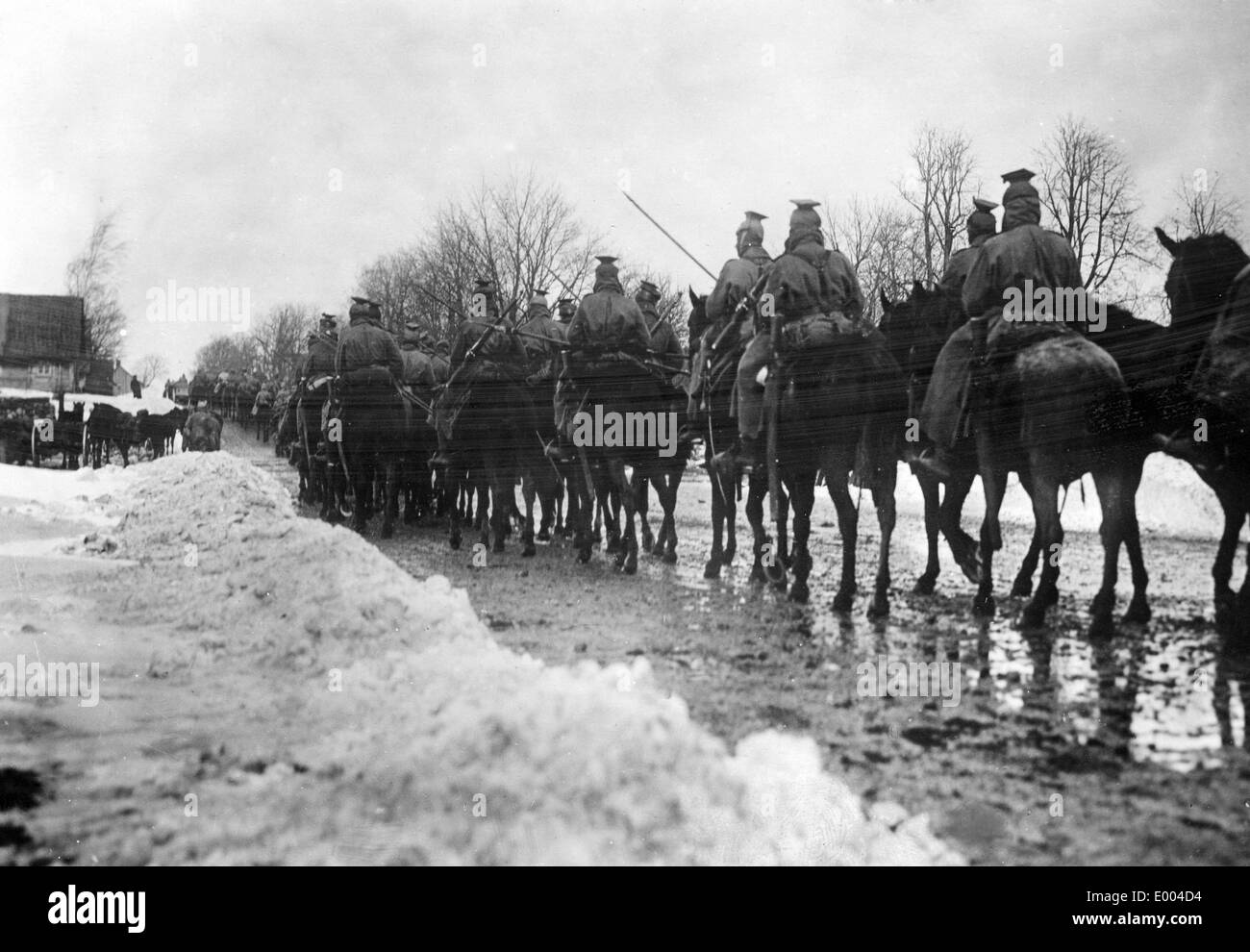 German Cavalry at the Eastern front, 1915 Stock Photo - Alamy