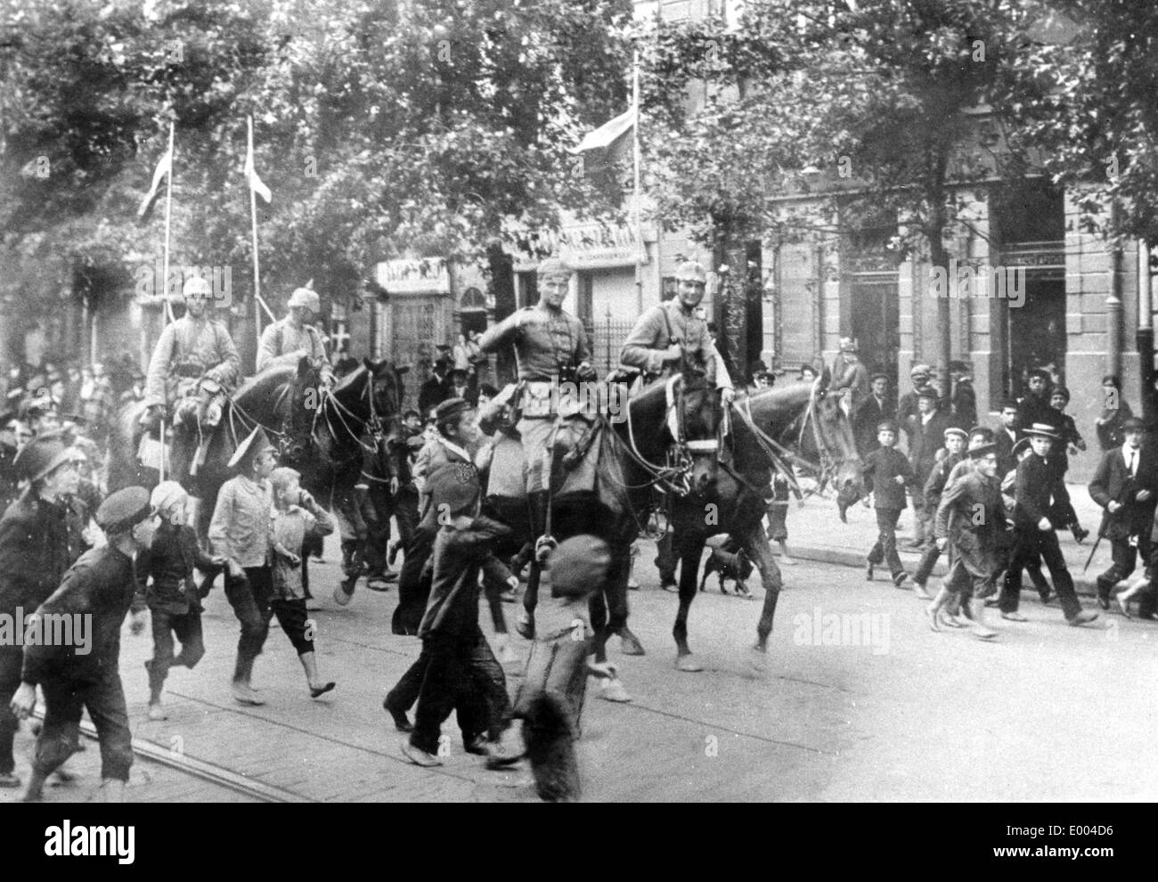 German Cavalry at the Eastern front, 1915 Stock Photo - Alamy
