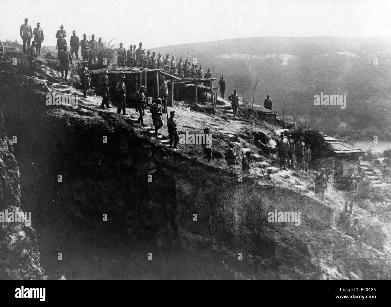 Relief of a picket guard, 1916 Stock Photo - Alamy