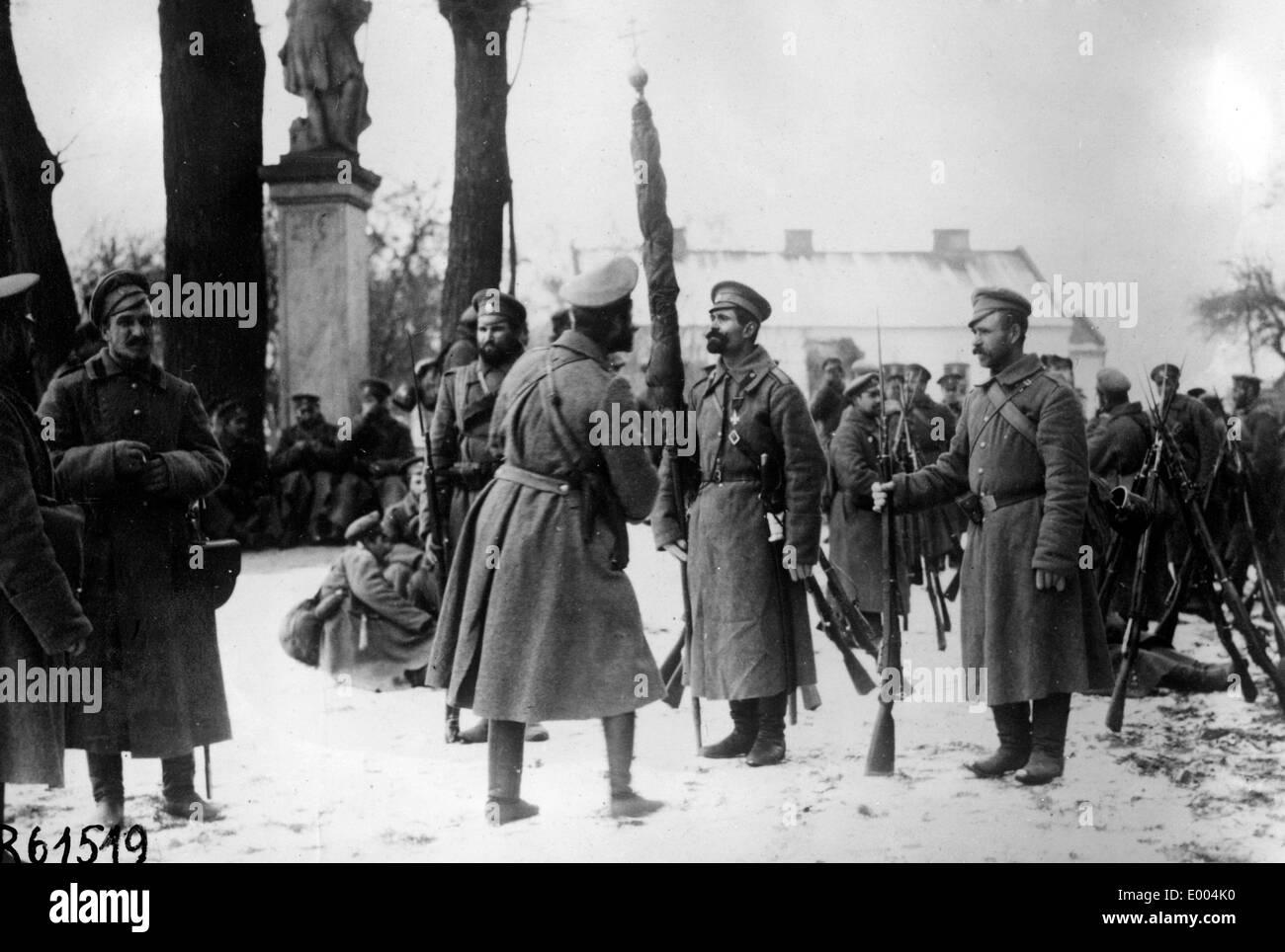 Russian troops during WWI Stock Photo - Alamy