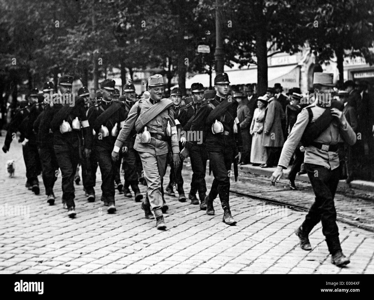 Mobilization in Vienna, 1914 Stock Photo - Alamy