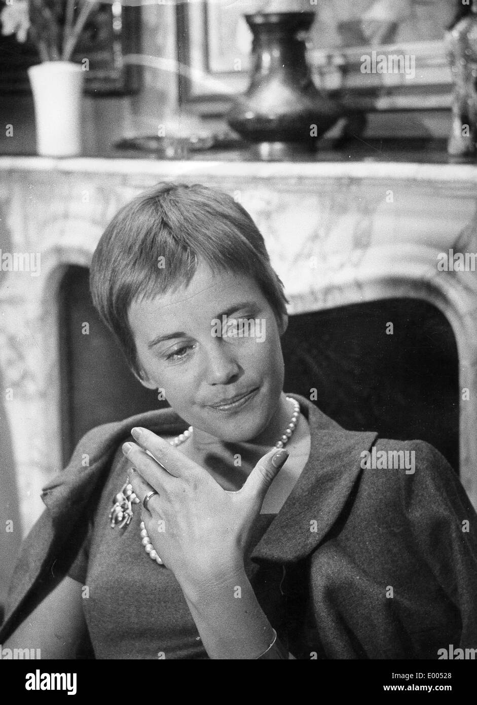 Maria Schell, 1959 Stock Photo - Alamy