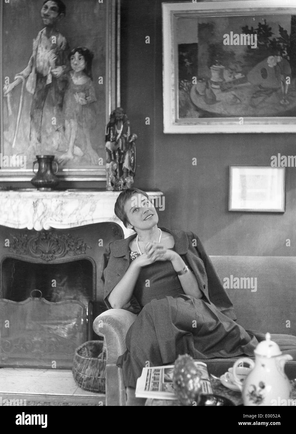 Maria Schell, 1959 Stock Photo - Alamy