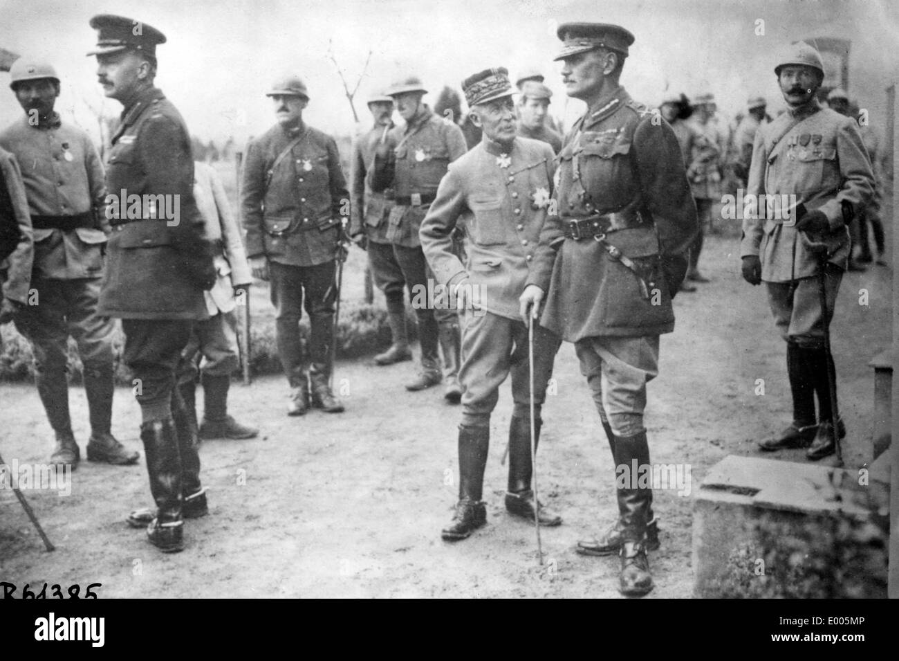 British and French troops at the Balkan front Stock Photo - Alamy