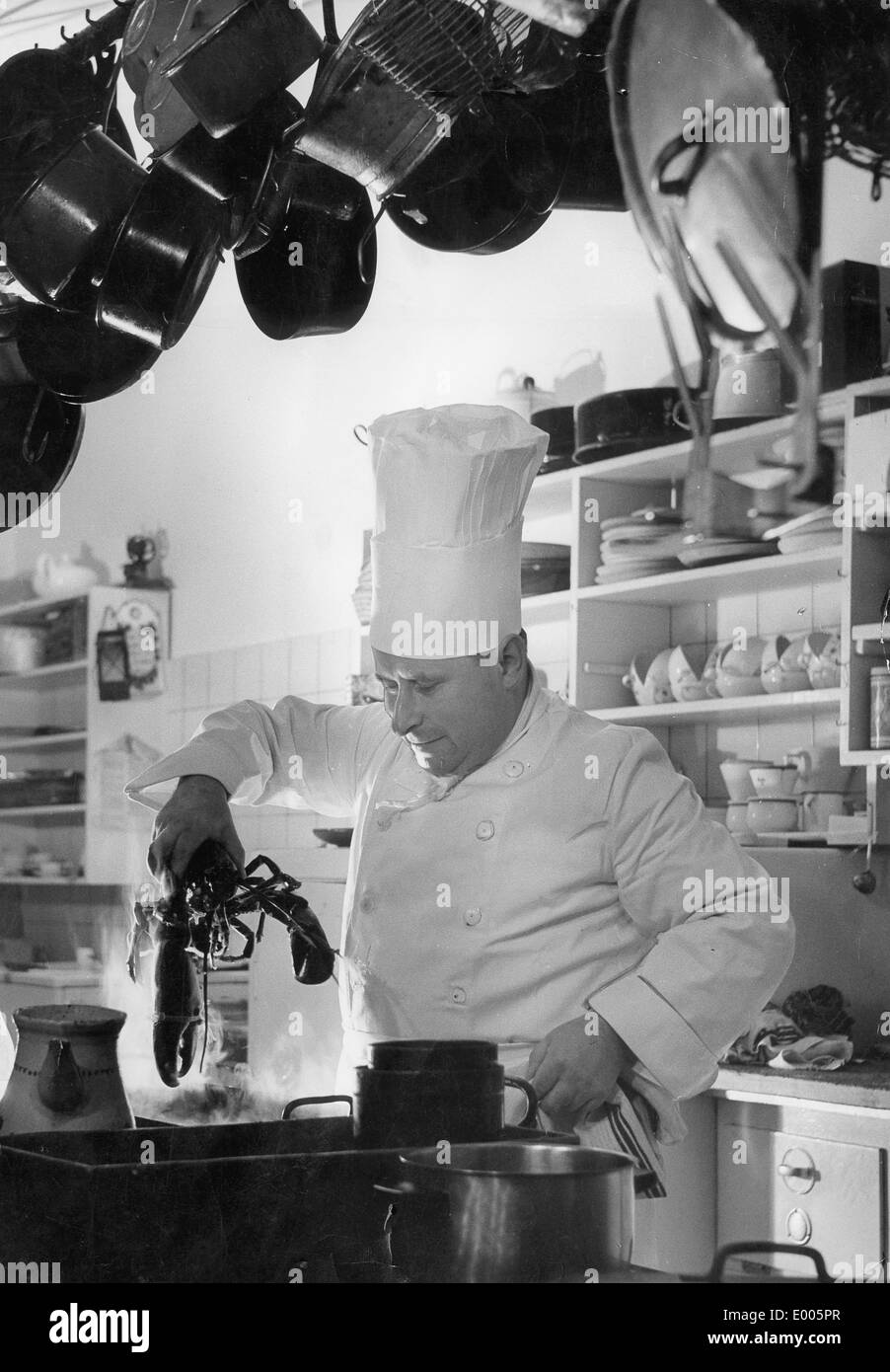 Chef, c. 1955 Stock Photo - Alamy