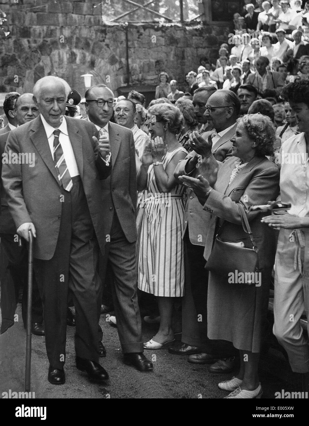 Theodor Heuss, 1959 Stock Photo - Alamy