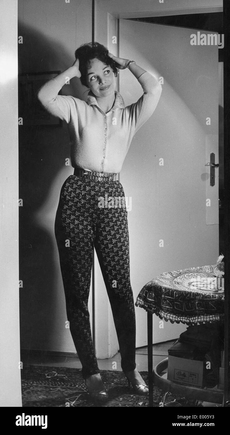 Pants fashion, 1958 Stock Photo - Alamy