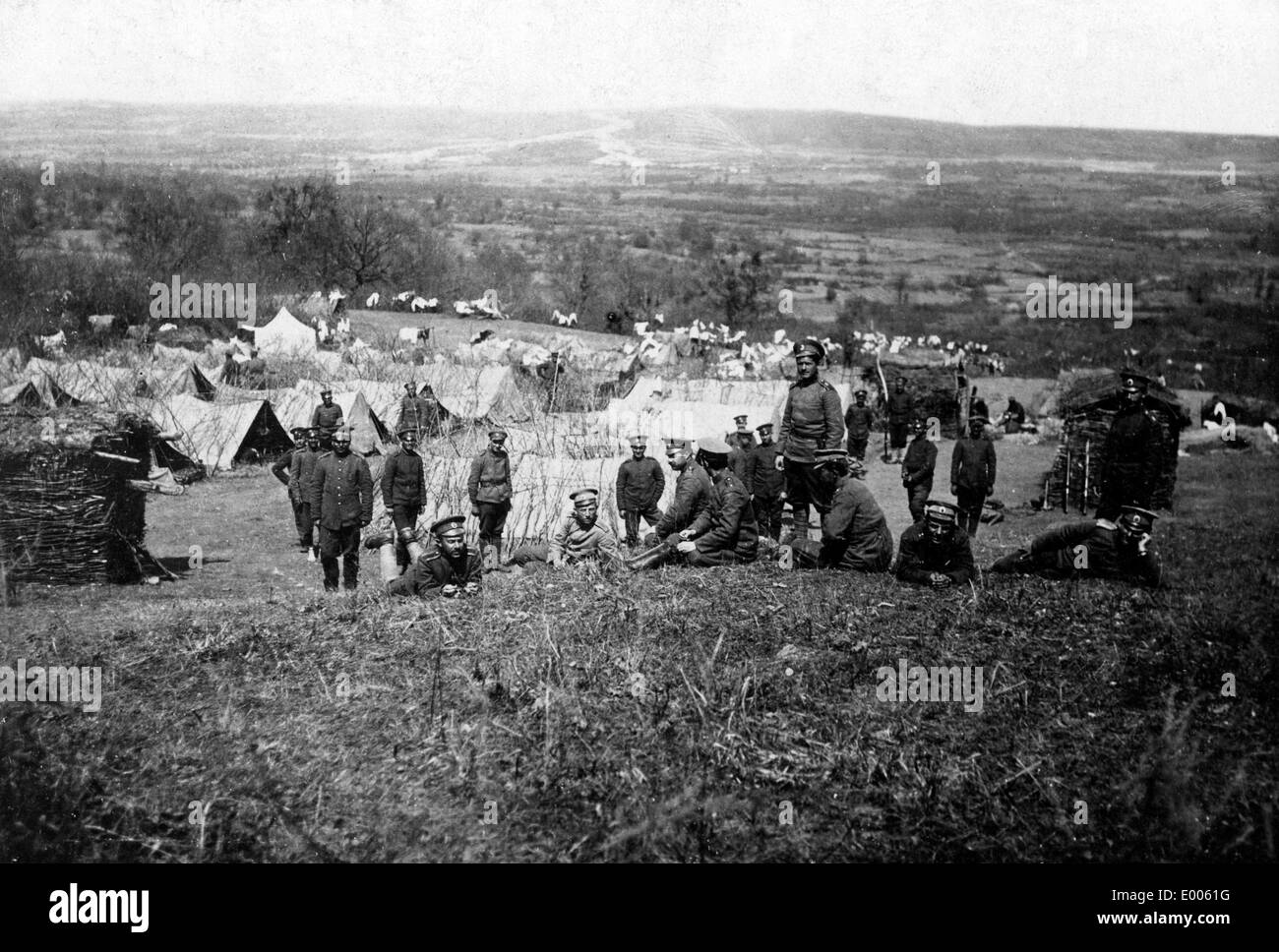 Soldiers in camp resting Black and White Stock Photos & Images - Alamy