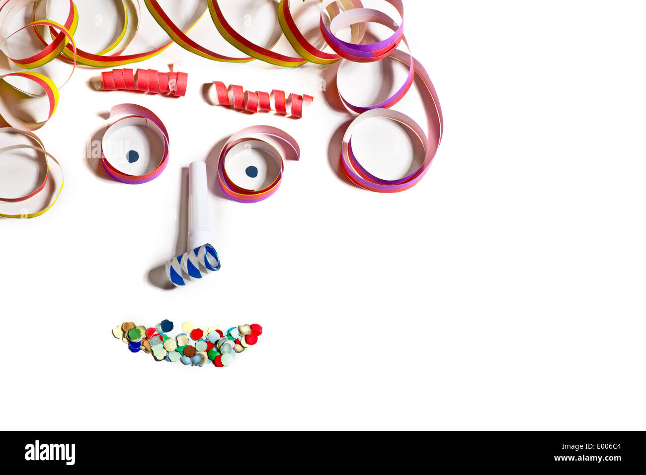 human face from glitter and carnival decoration Stock Photo - Alamy