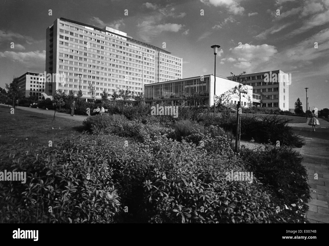 The Federal Statistical Office in Wiesbaden, 1959 Stock Photo - Alamy