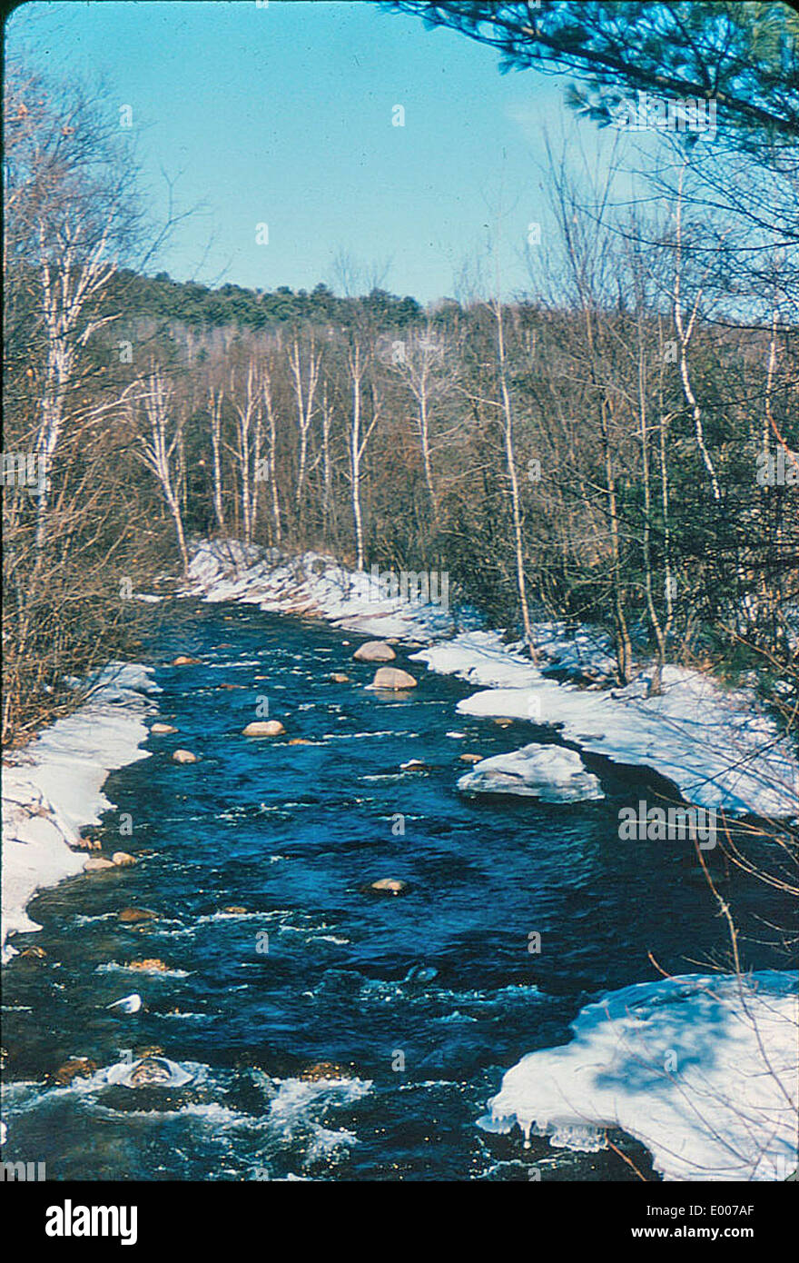 A photograph of the North Branch River in Keene, New Hampshire, taken ...