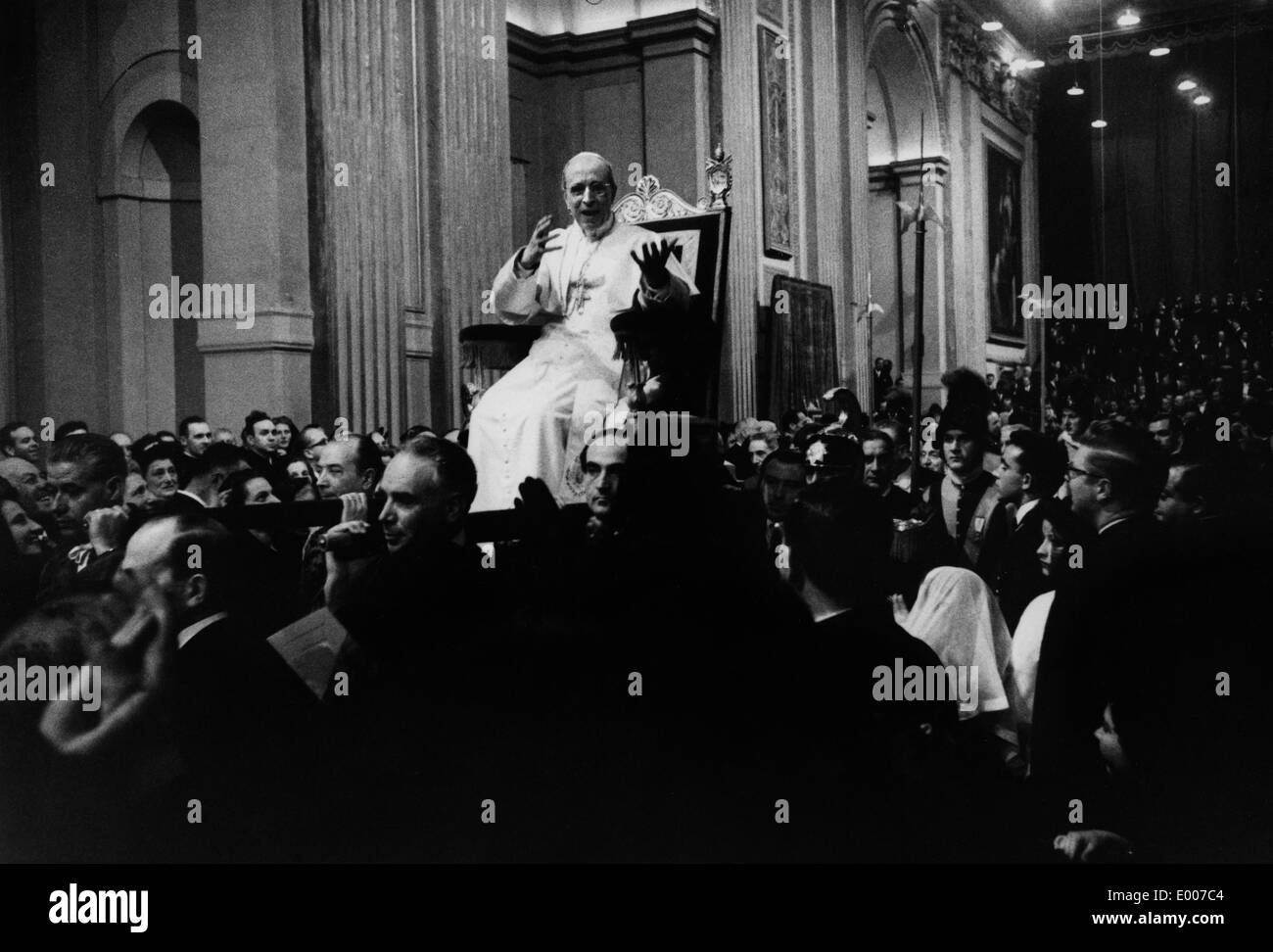 Pius xii 1950 Black and White Stock Photos & Images - Alamy