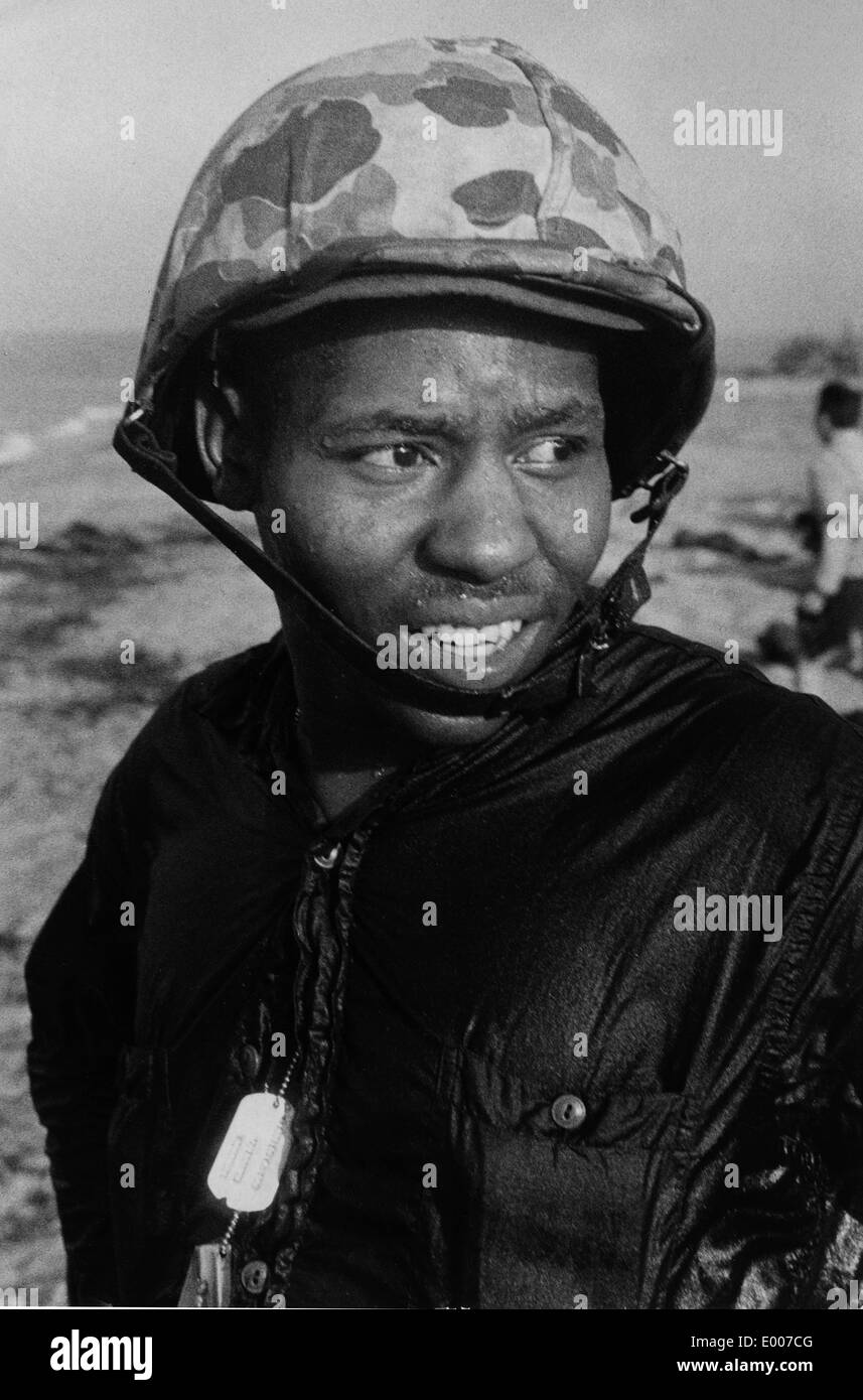 Marine helmet Black and White Stock Photos & Images - Alamy