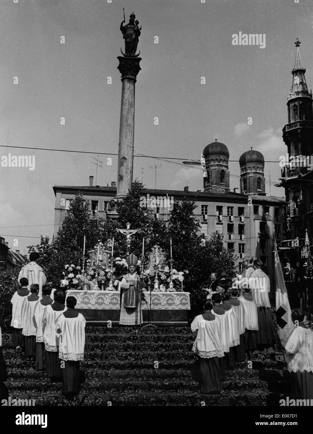 Festival corpus christi Black and White Stock Photos & Images - Alamy