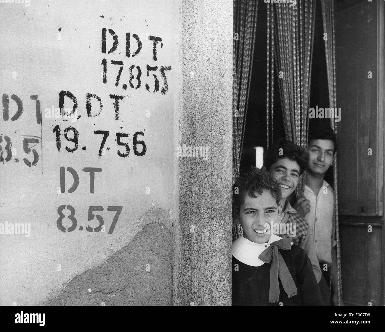Children in Sardinia, 1957 Stock Photo - Alamy