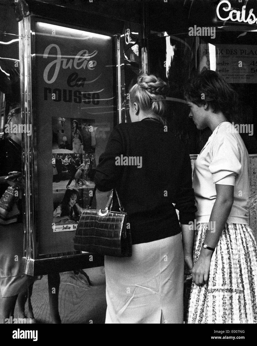 Outside advertising Black and White Stock Photos & Images - Alamy