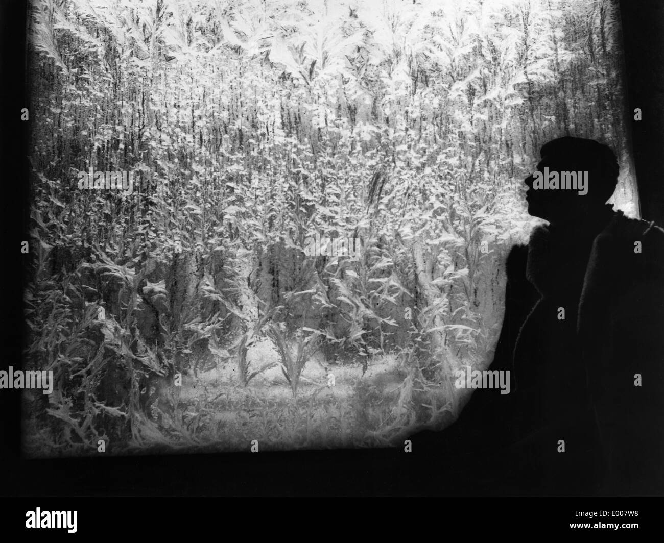 Frozen window Black and White Stock Photos & Images - Alamy