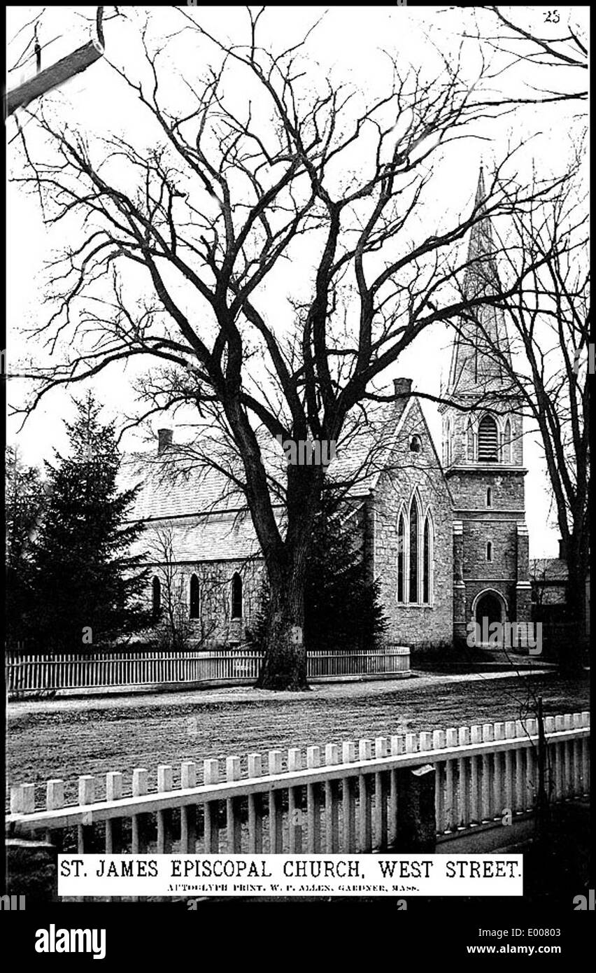 St james episcopal church Black and White Stock Photos & Images - Alamy