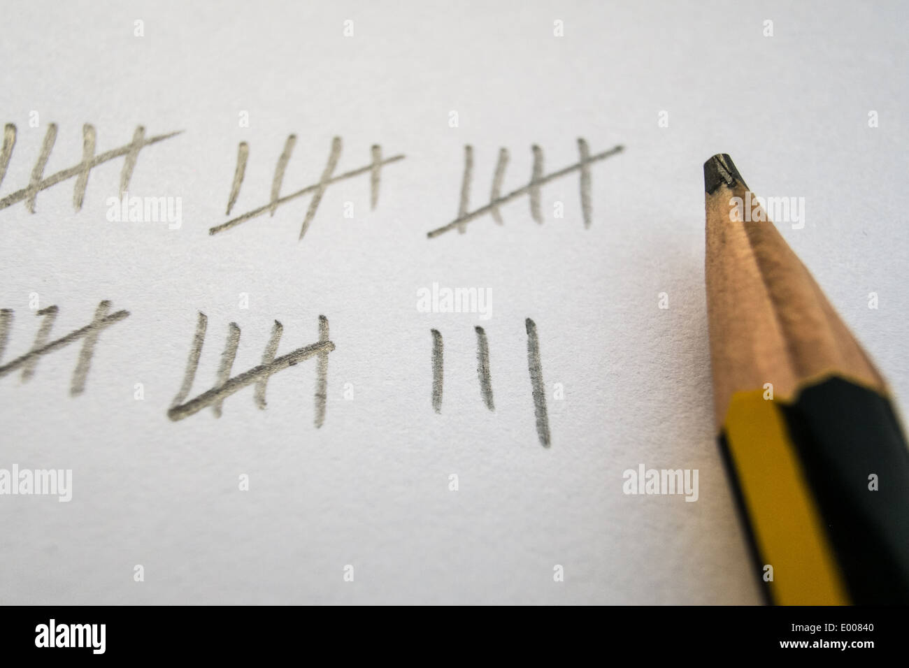 Counting - Five Bar Gates Stock Photo - Alamy