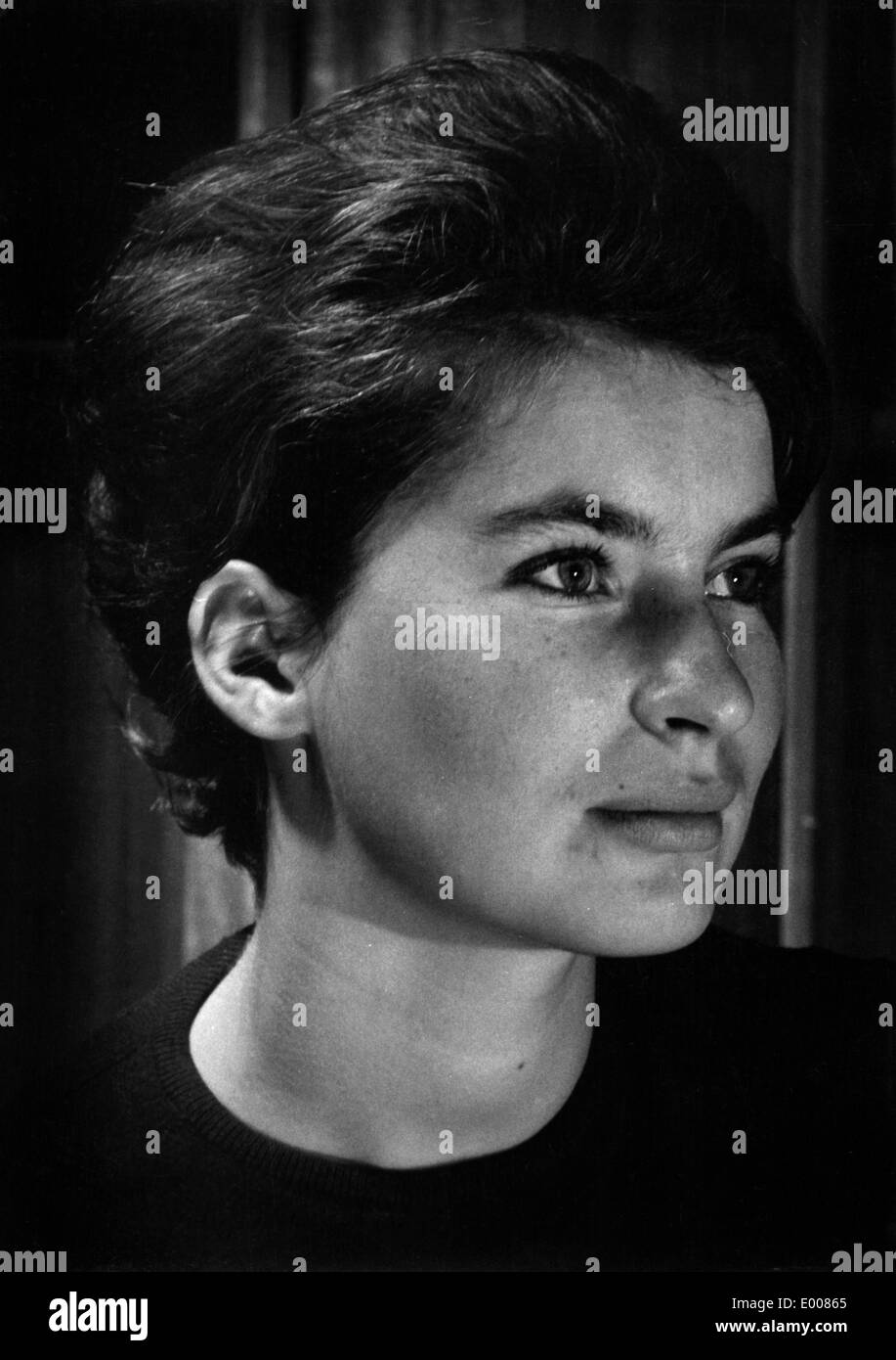 Portrait of a woman, 1963 Stock Photo - Alamy