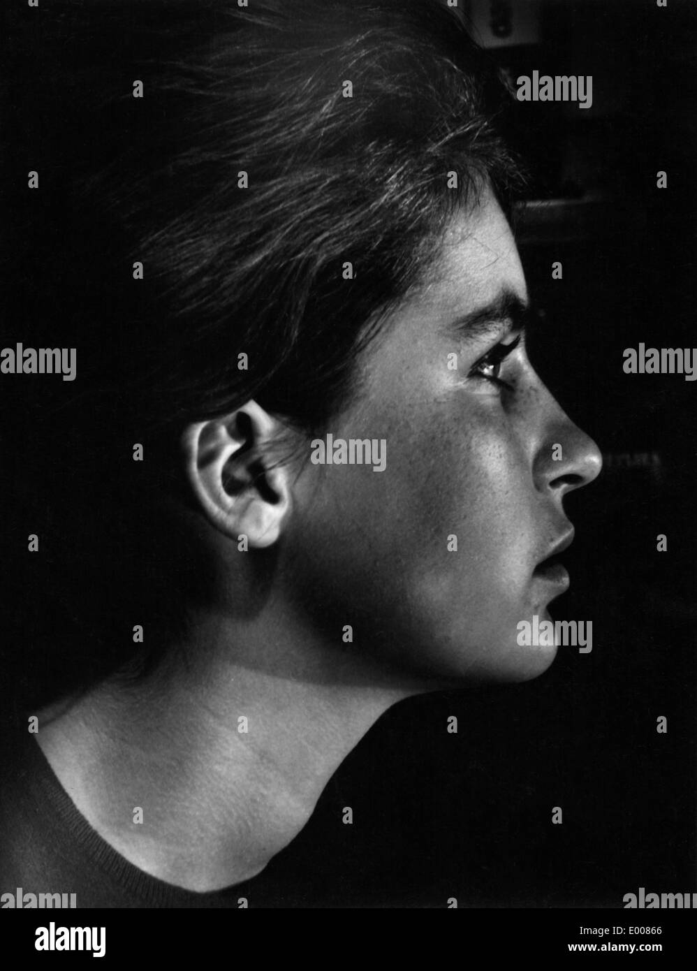 Portrait of a woman, 1963 Stock Photo - Alamy