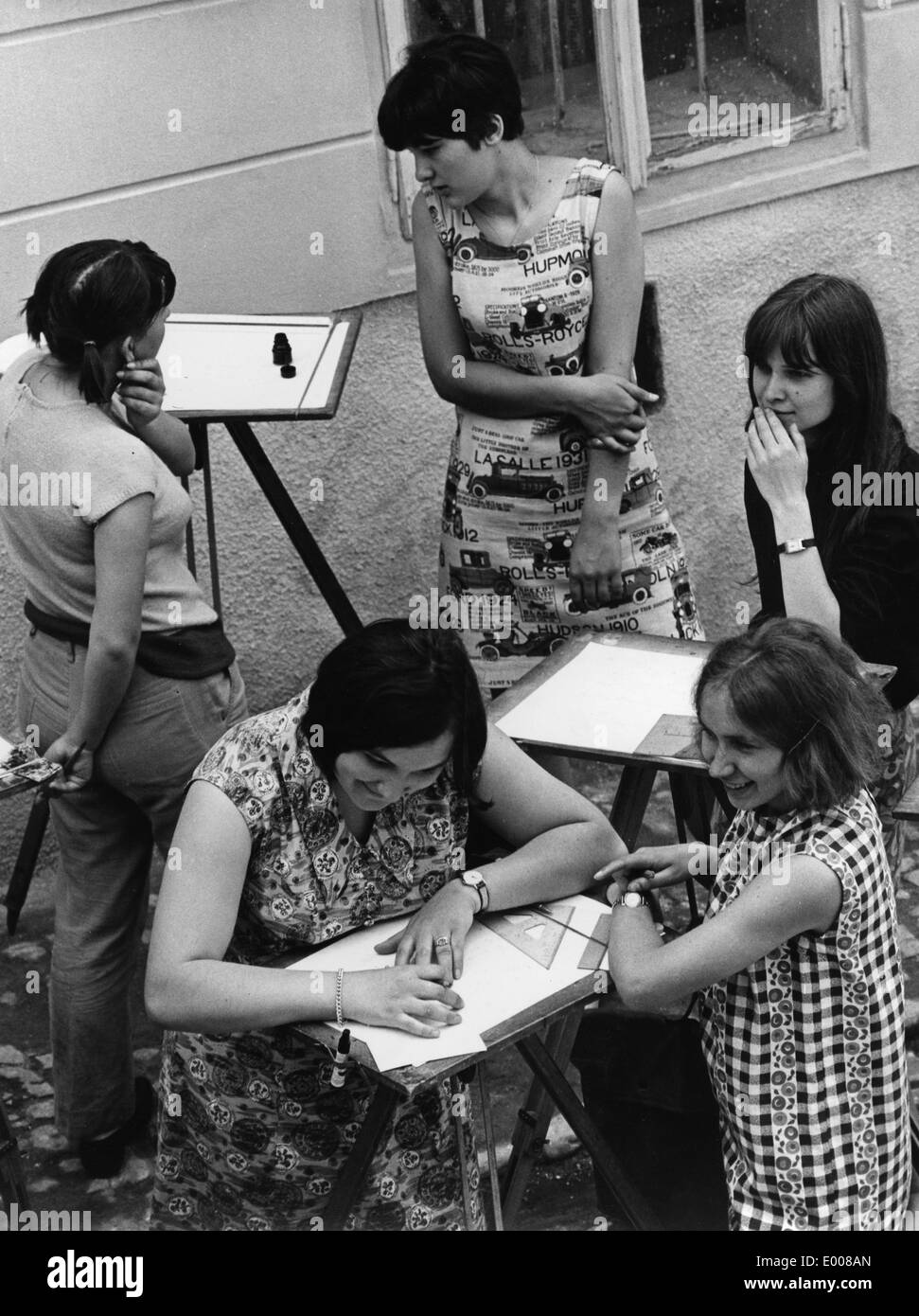 Art in street prague Black and White Stock Photos & Images - Alamy