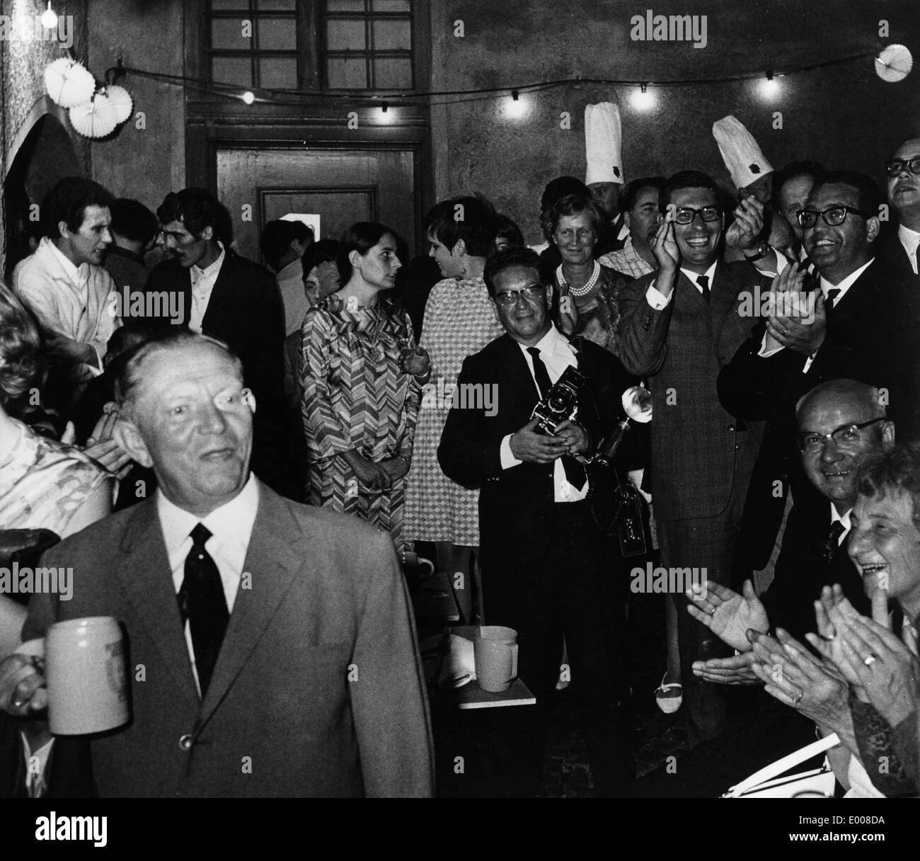 Artists' party in Augsburg, 1967 Stock Photo - Alamy