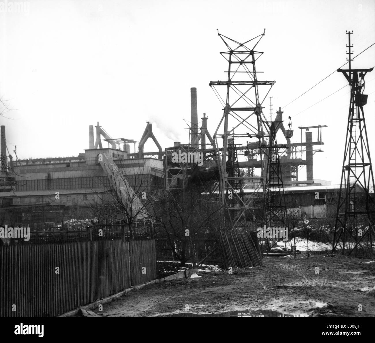 Mining in the Ruhr area, 1970 Stock Photo - Alamy